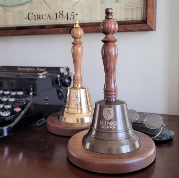 Handbell Walnut Wood Base – BrassBell