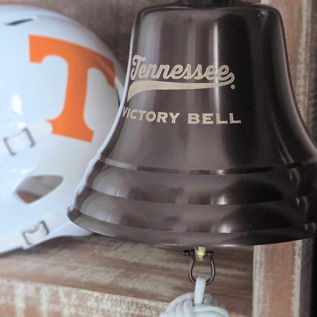 Tennessee Volunteers Victory Bell-7 inch antiqued brass – BrassBell