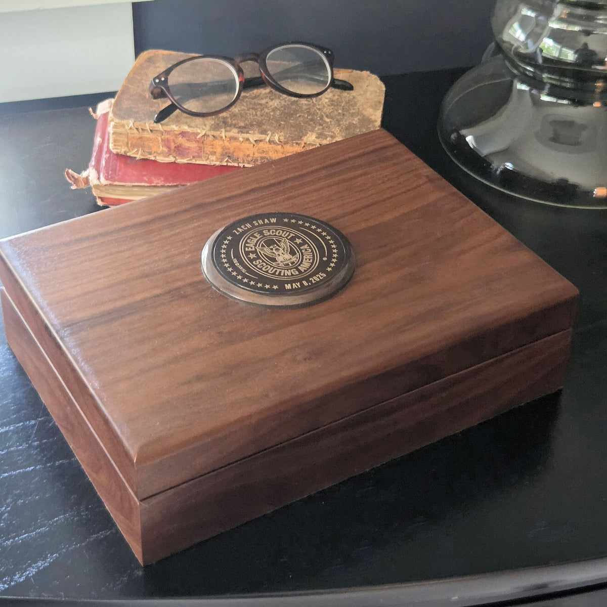 Eagle Scout Keepsake Box With Personalized Medallion – BrassBell