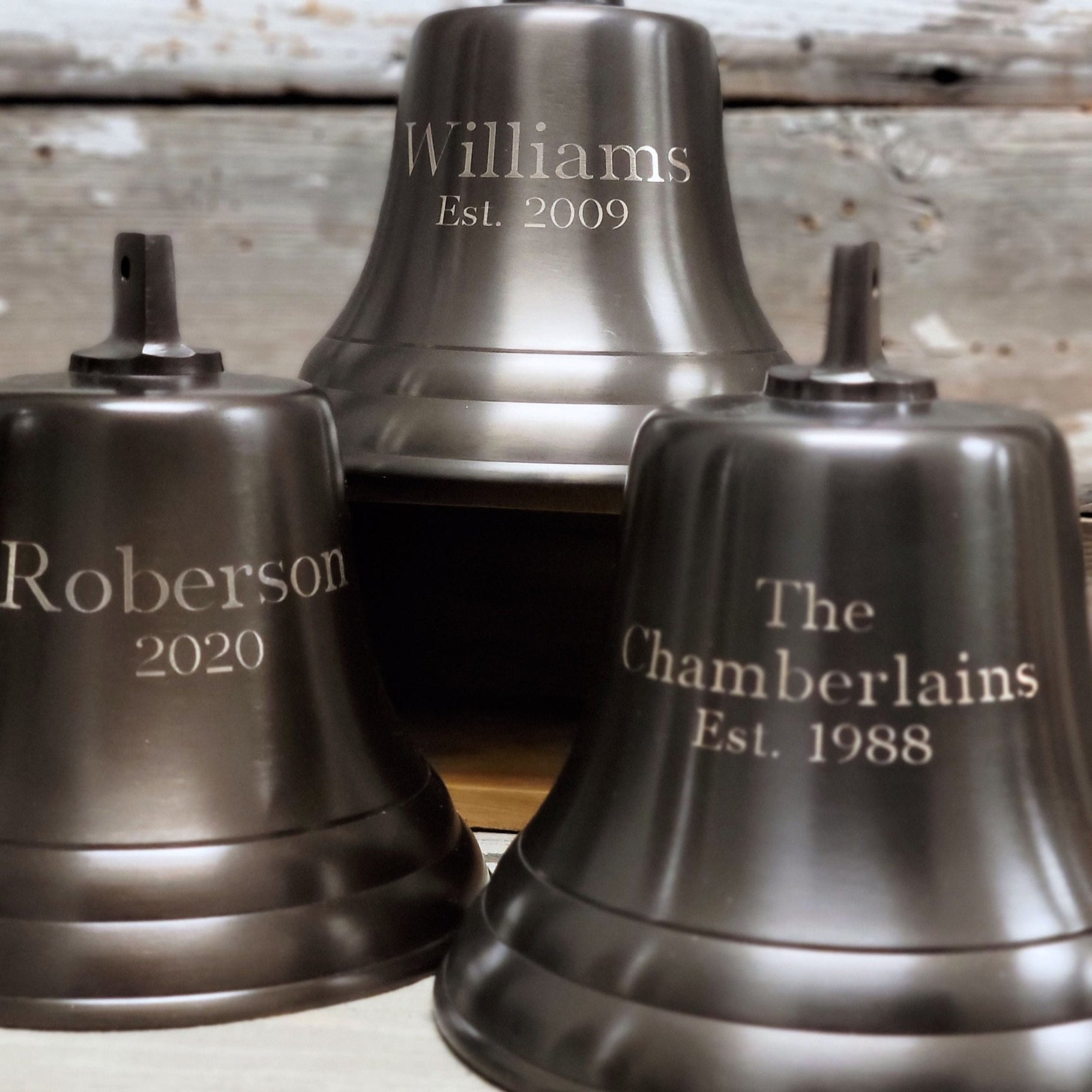7 Inch Diameter Engravable Antiqued Brass Wall Bell – BrassBell